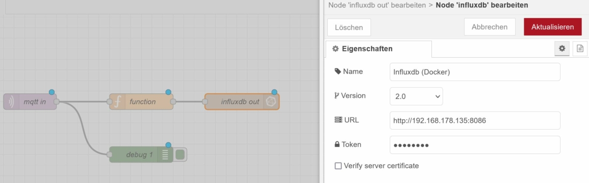Mit Node-Red, InfluxDB und Grafana Daten auf einem Synology NAS sammeln ...
